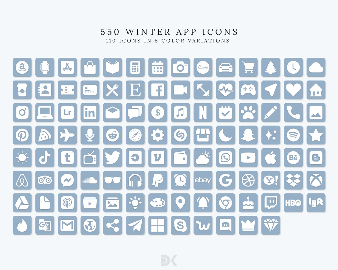 Winter Aesthetic App Icons Winter Themed Iphone Home Screen - Etsy