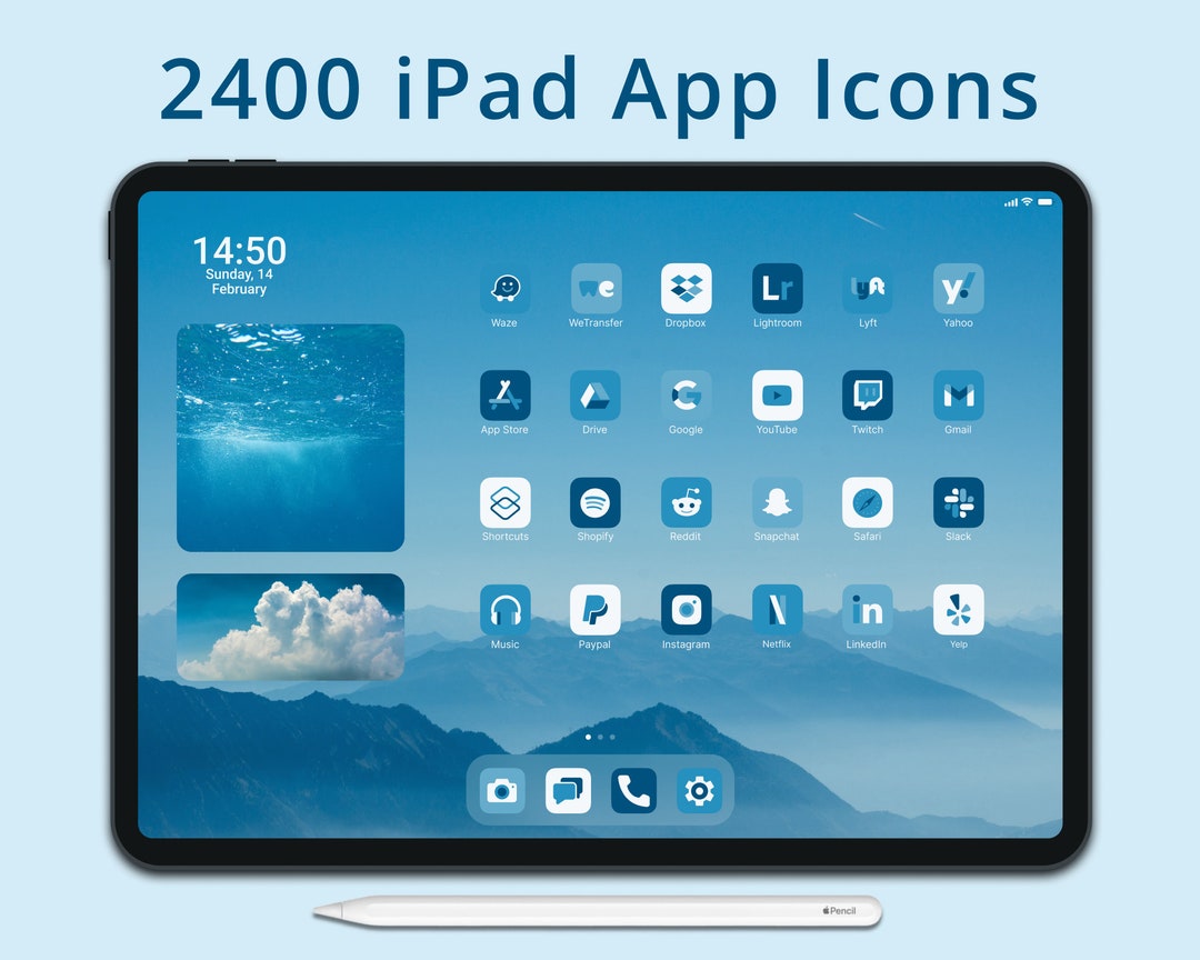 Sky Themed iPad App Icons Aesthetic App Icons App Covers iPad App Icons ...