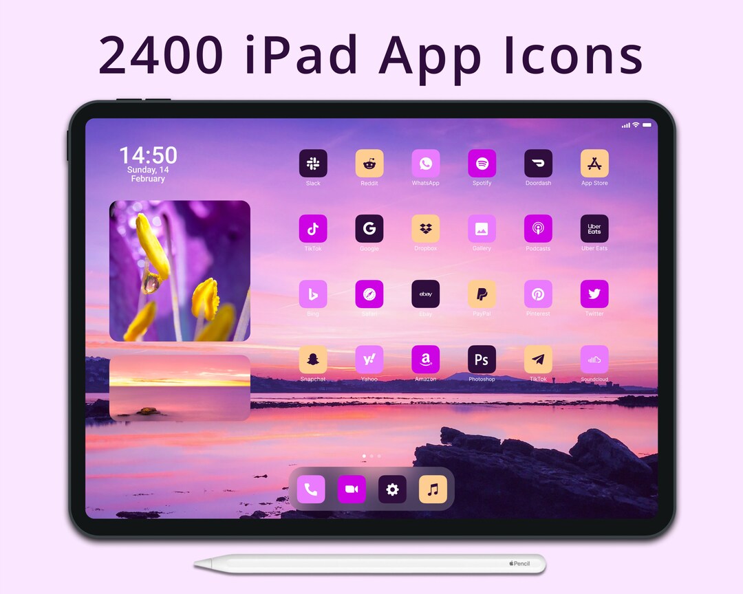 IPad App Icon Pack | Yellow Aesthetic App Icons | App Covers | iPad App ...