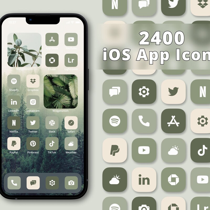 Green App Icons - Etsy