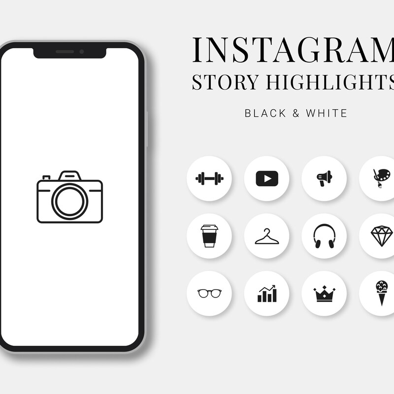 Instagram Story Highlight Icons - Etsy