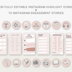 Canva Instagram Branding Kit + Engagement Booster | 100 Fully Editable ...