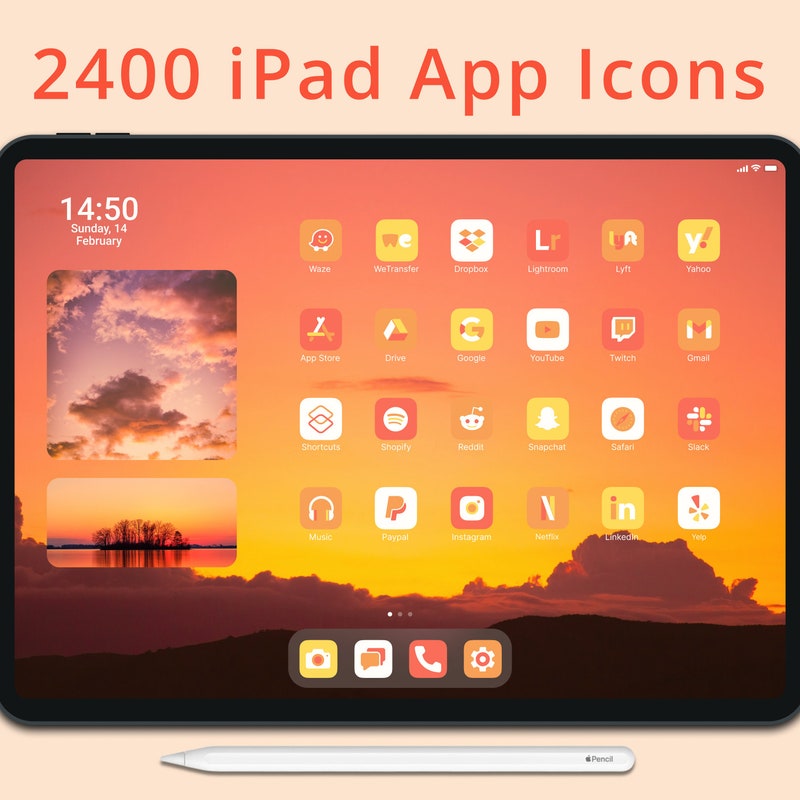 App Icons Sunset - Etsy