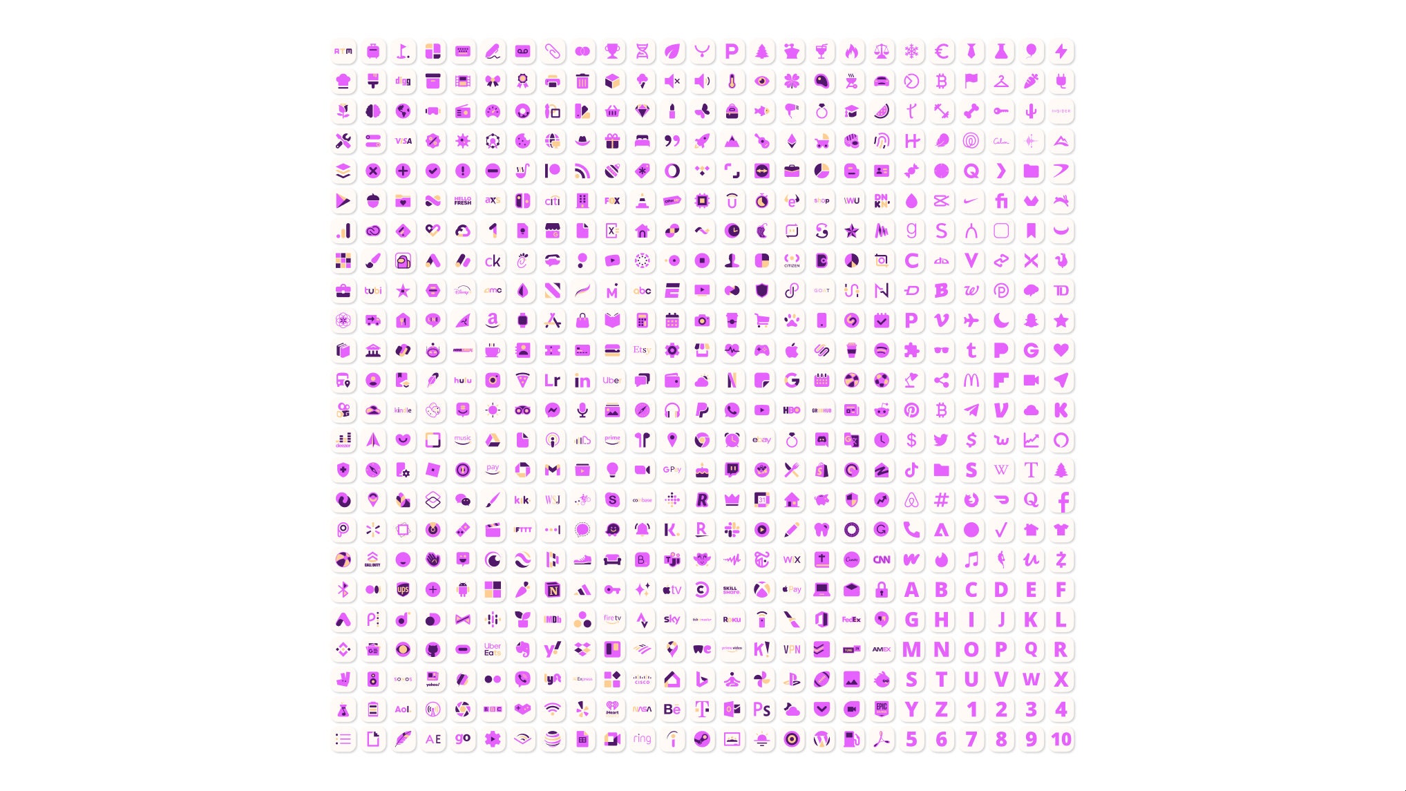 Sunset App Icon Pack Aesthetic App Icons Pink App Covers - Etsy