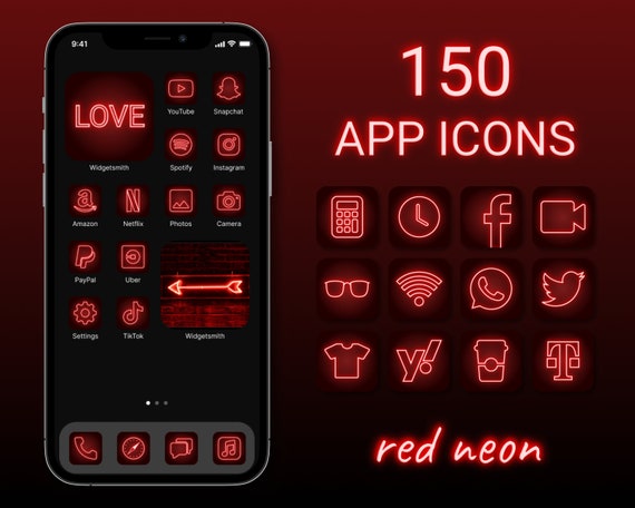 Red Neon App Icons Bundle Neon Aesthetic App Icons Red Ios - Etsy Red Neon App Icons Bundle Neon Aesthetic App Icons Red Ios - Etsy