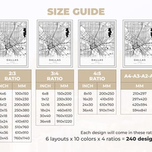 Dallas Map Art, Dallas City Poster, Map of Dallas , Dallas Wall Art ...