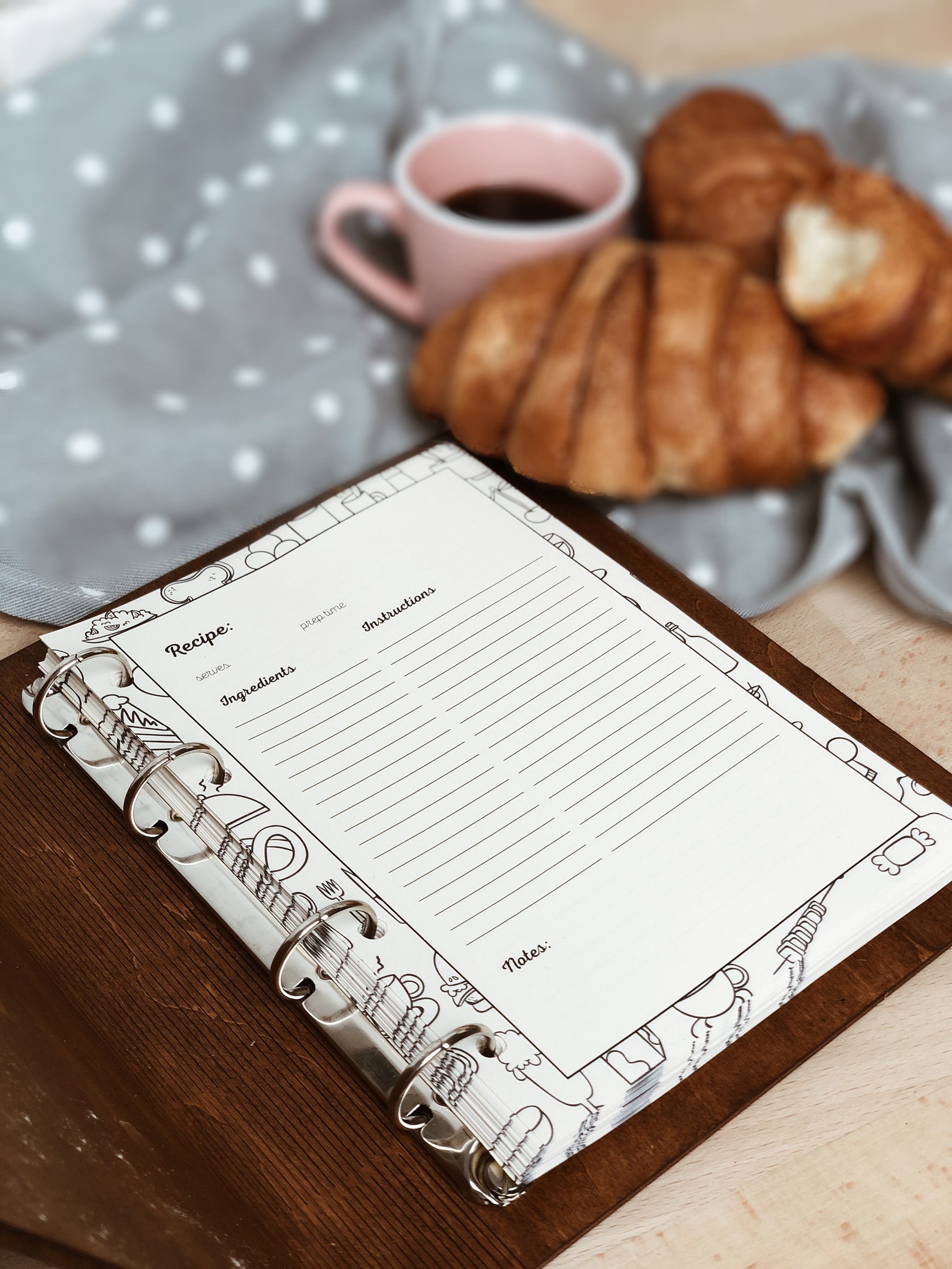 Recipe Card Pages 70 Sheets - Etsy