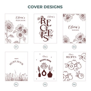 Personalized Recipe Book Blank Cook Book Wooden Recipe Card Binder ...