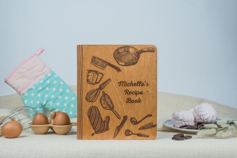 Personalized Recipe Binder Cookbook Blank Book Custom Food - Etsy