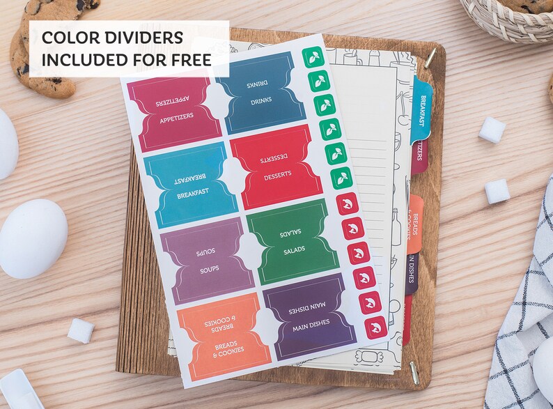 Recipe Book Custom Blank Binder Gifts for Mom Wooden Cookbook - Etsy