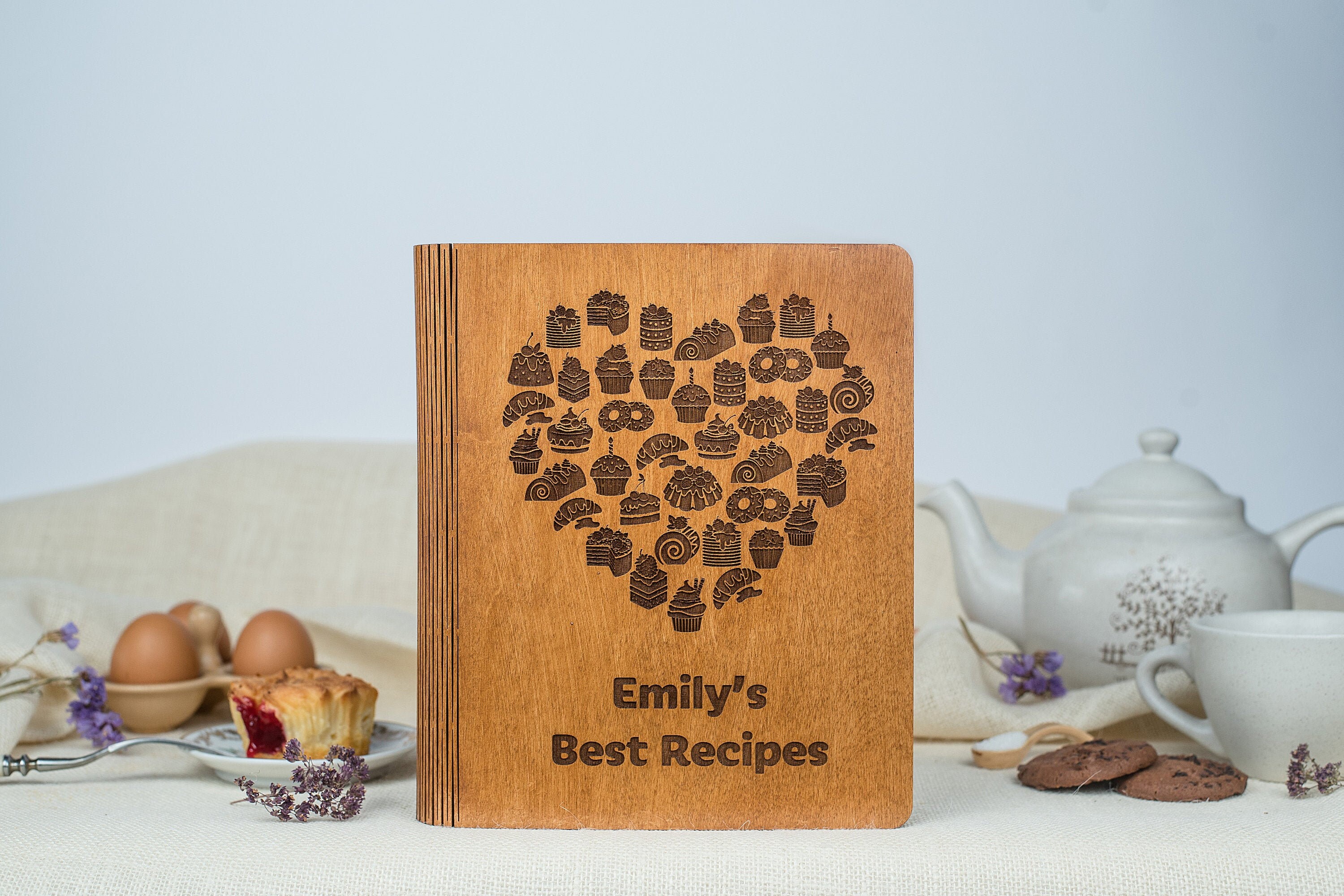Personalized recipe binder book | Etsy