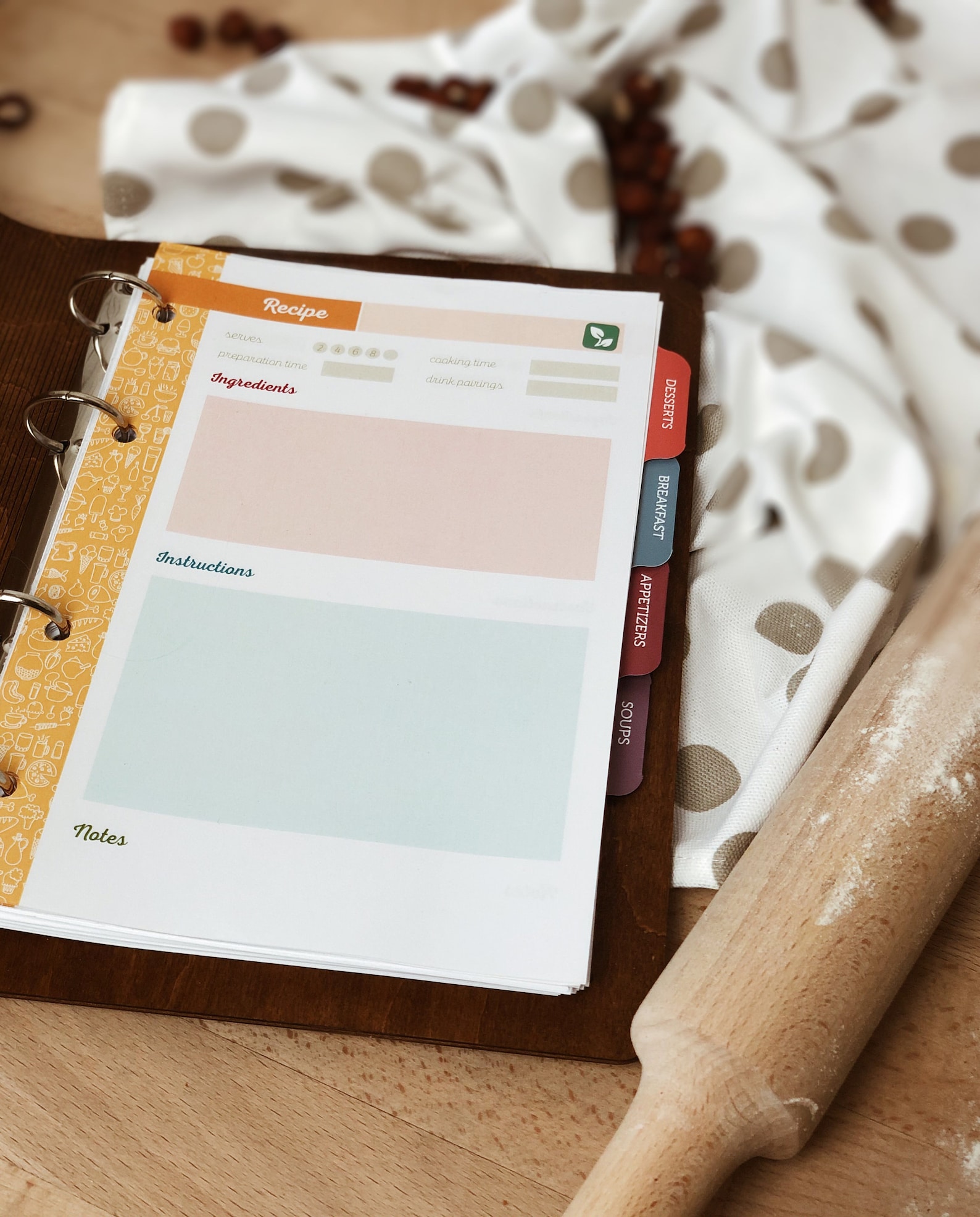 Recipe Card Pages 70 Sheets - Etsy