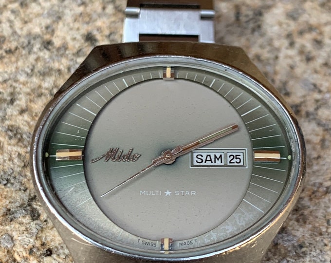 Mido Multistar Day Date Jumbo – Men’s Vintage Watch - Etsy