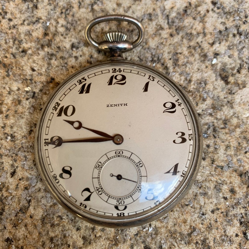 Zenith Pocket Watch - Etsy