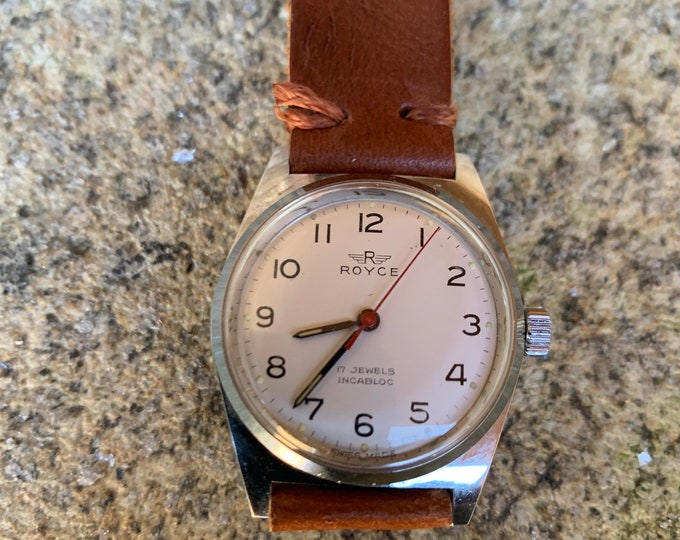 Royce 17 Jewels Incabloc – Vintage Watch - Etsy