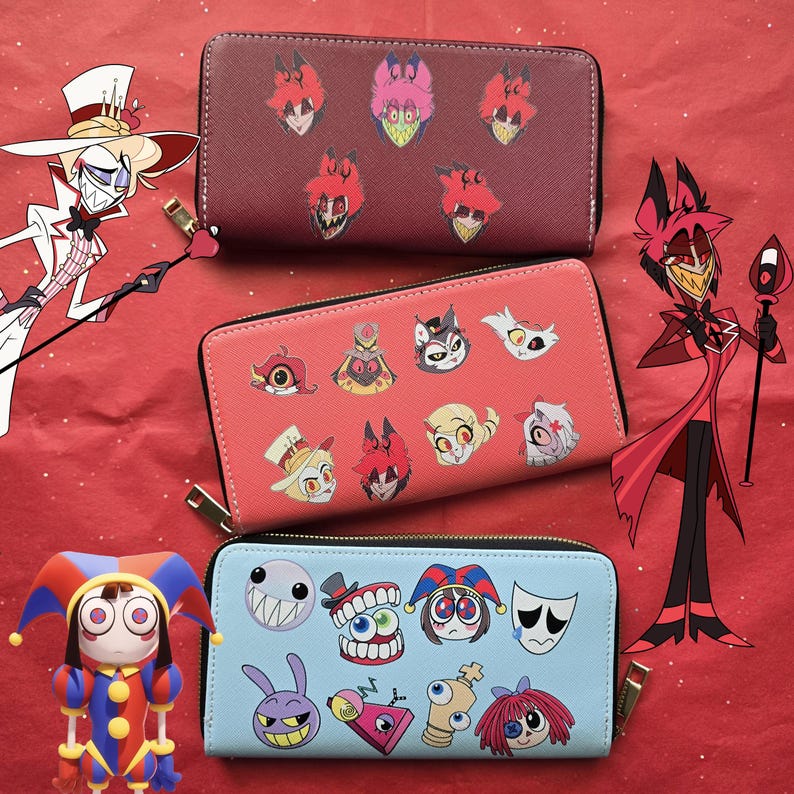 Amazing Digital Circus Wallet Long Coin Purse - Etsy
