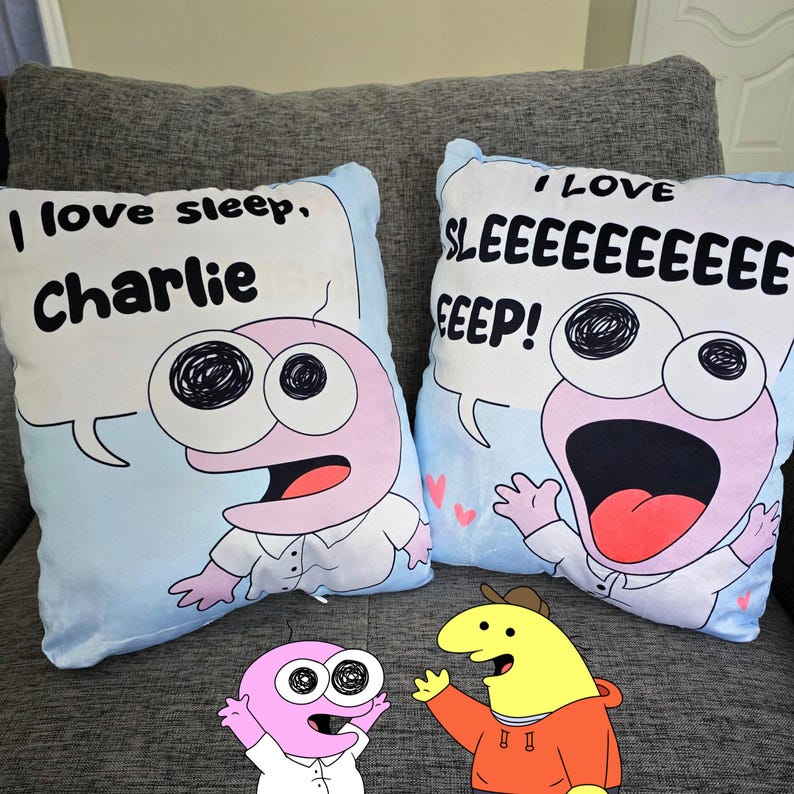 Pim Smiling Friends I Love Sleep Plush Shape Pillow 40 Cm - Etsy