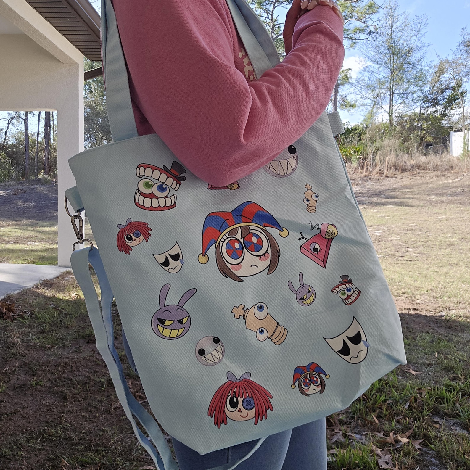 TADC Pomni Crossbody Shoulder Messenger Kawaii Bag - Etsy