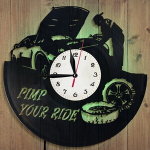 Garage Wall Clock, Сar Mechanic Gift, Custom Gift, Gift for Her, Gift ...