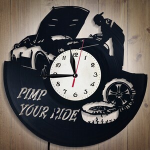 Garage Wall Clock, Сar Mechanic Gift, Custom Gift, Gift for Her, Gift ...
