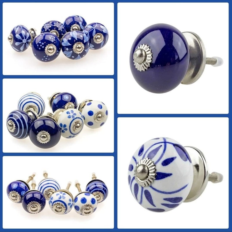 Blue Knobs - Etsy