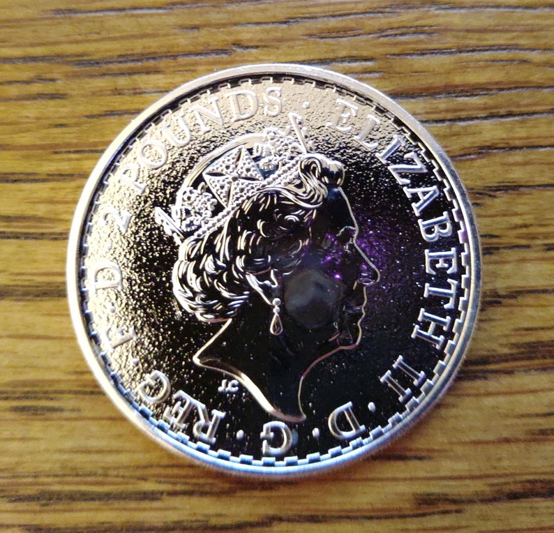 Silver Rare 2016 Britannia 1 Ounce Silver Bullion 2 Pound Flawless Near ...