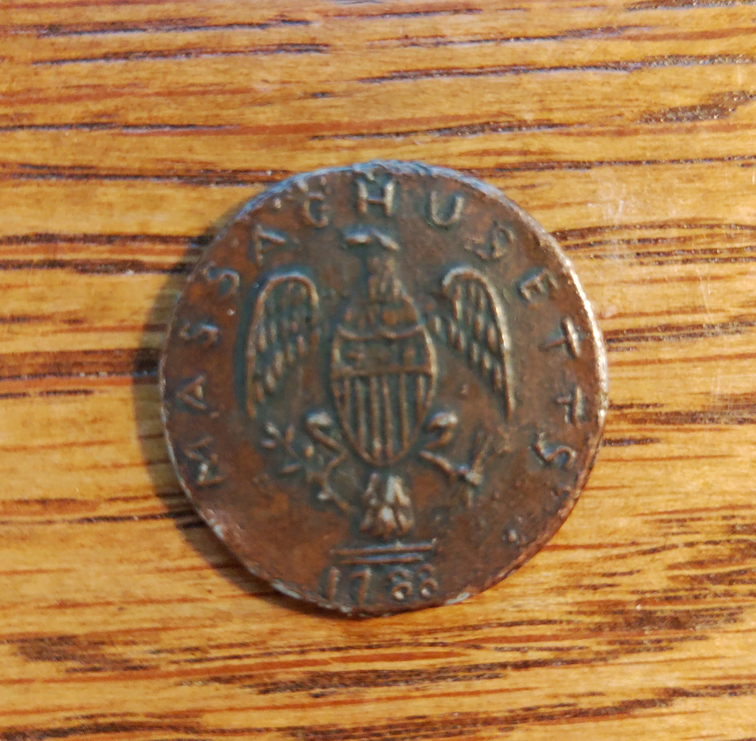 1788 Massachusetts Cent / Penny Contemporary Counterfeit - Etsy