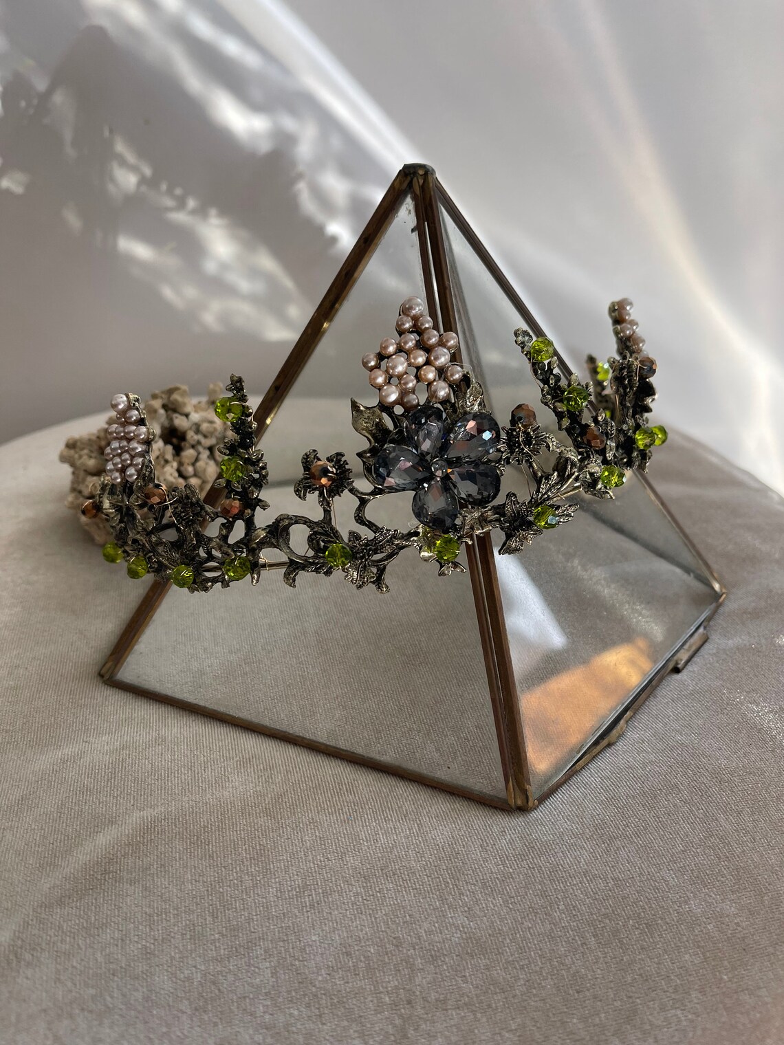 Unique Tiara Crown Fairytale Wedding or Costume Headpiece in - Etsy Canada