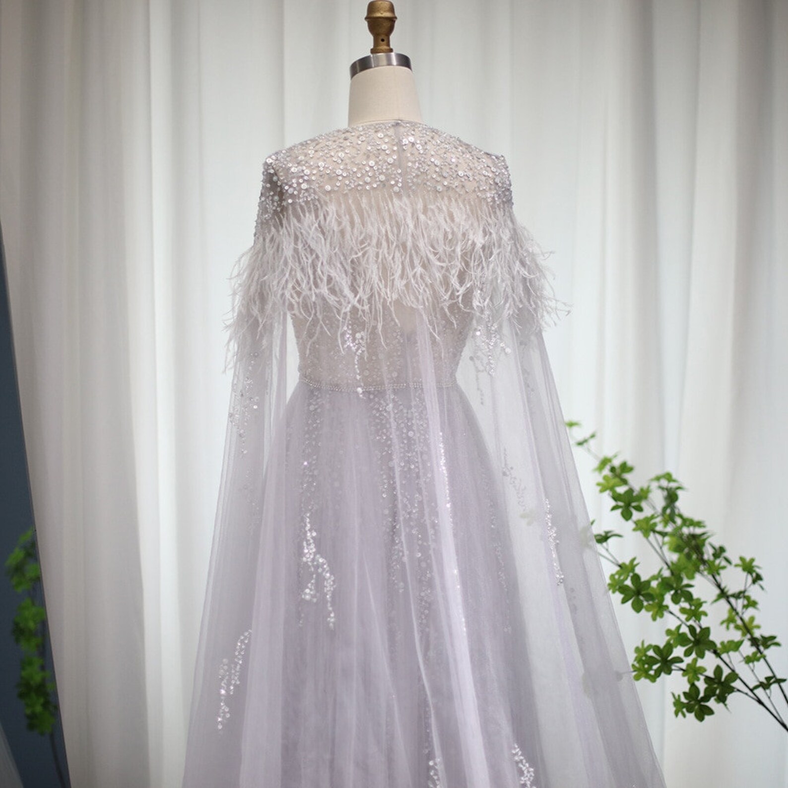 Ethereal Wedding Dress Unique Prom or Formal Evening Gown in - Etsy