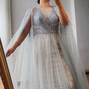 Ethereal Wedding Dress Unique Prom or Formal Evening Gown in - Etsy