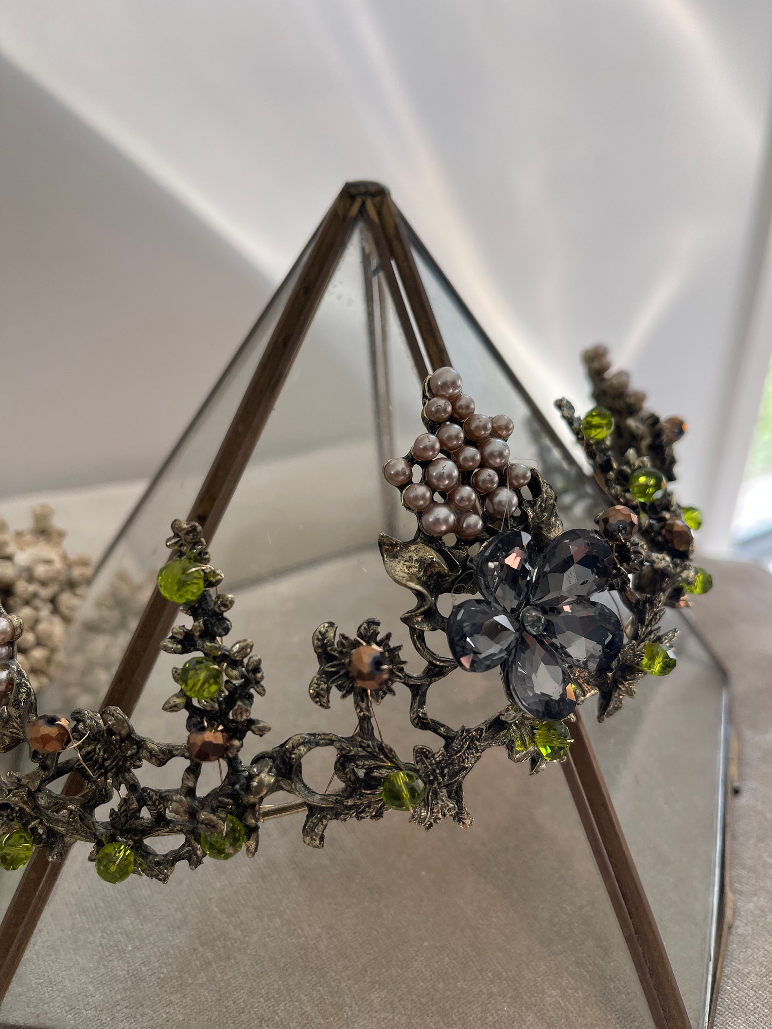 Unique Tiara Crown Fairytale Wedding or Costume Headpiece in - Etsy Canada