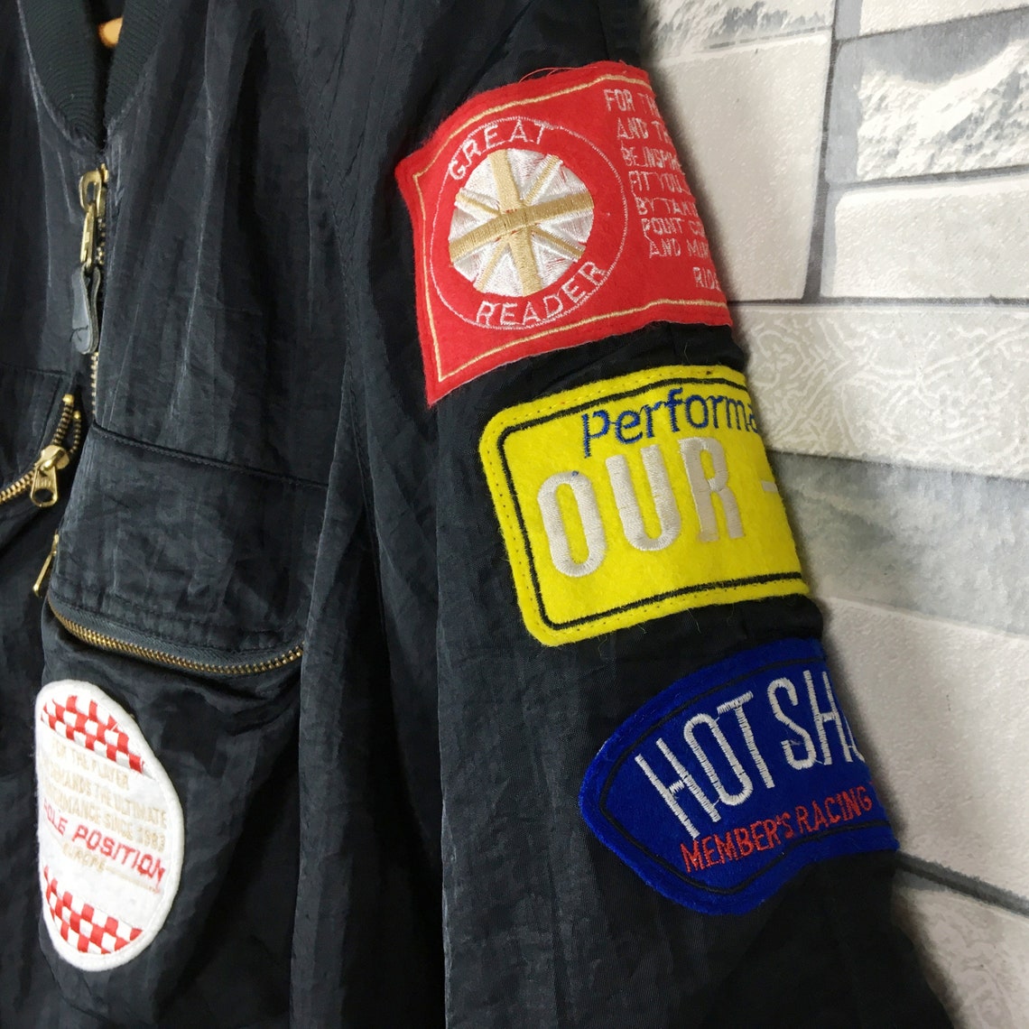 Vintage Motorclub Bomber Jacket Motor Club Racing Team | Etsy