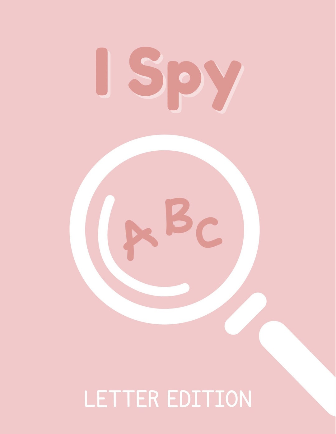 I Spy ABC Digital PINK - Etsy
