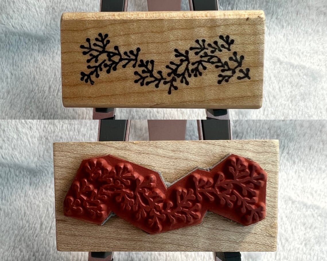 Mix and Match Foliage Rubber Stamps - Etsy