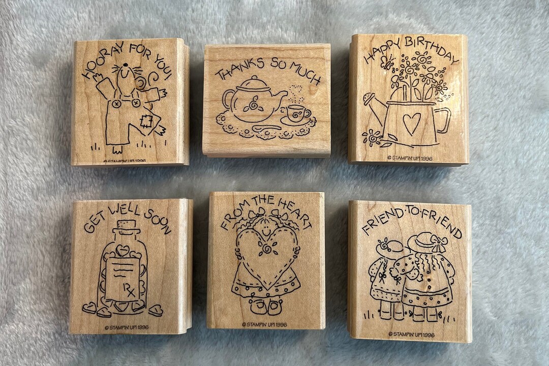 Mix and Match Stampin' Up! Greeting/sentiment Rubber Stamps - Etsy