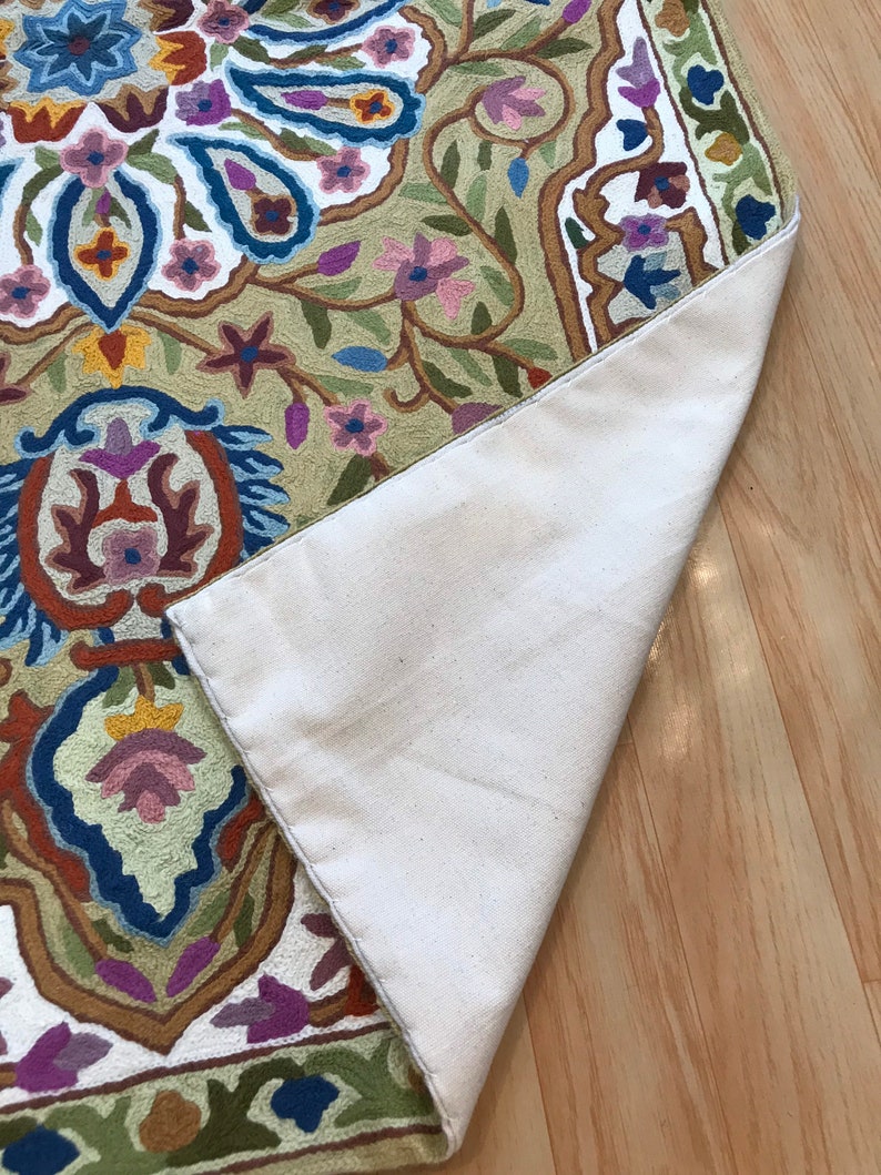 Artistic Kashmiri Wool Rug Living Room Rug Oriental Rug - Etsy