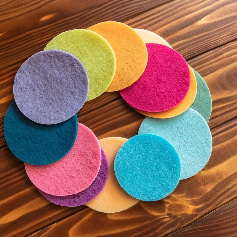 Felt Coasters - Etsy