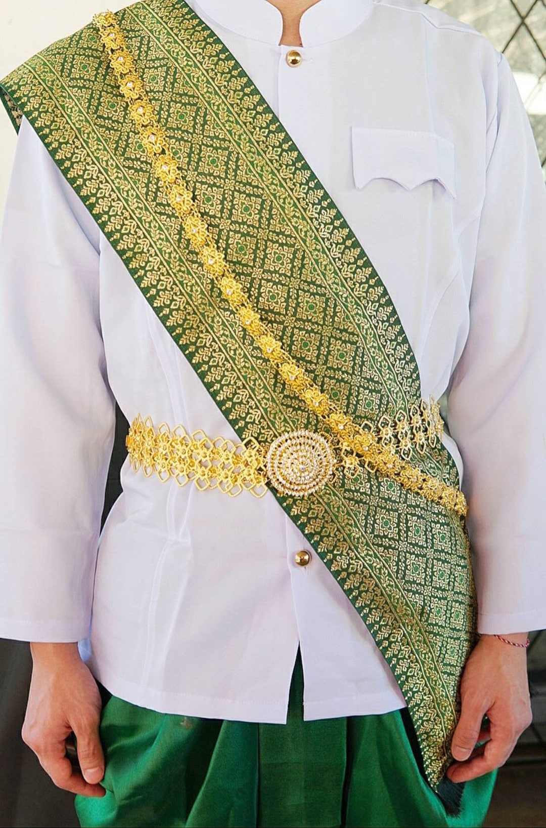 Sabai/ Pah Biang/ Pah Bieng/ Thai Sabai/ Thai Waist Cloth/ Thai Waist ...