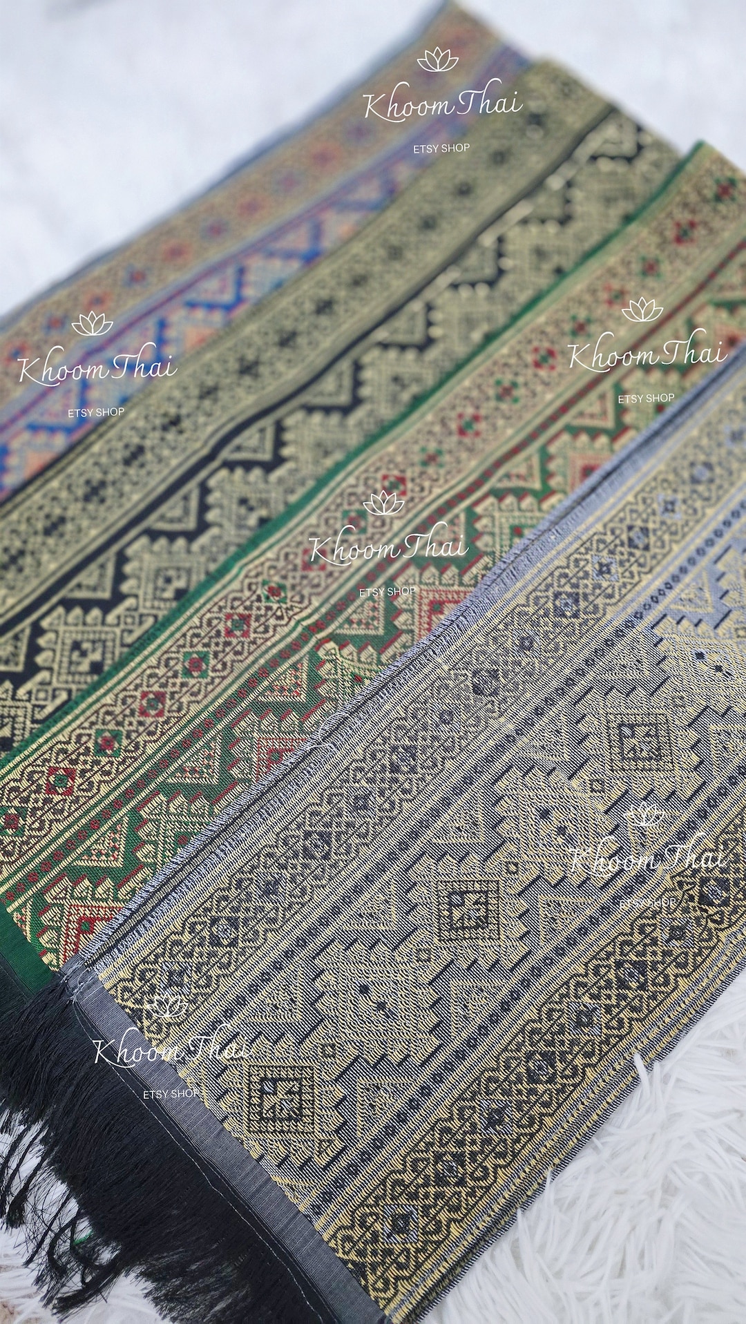 Sabai/ Pah Biang/ Pah Bieng/ Thai Sabai/ Thai Waist Cloth/ Thai Waist ...