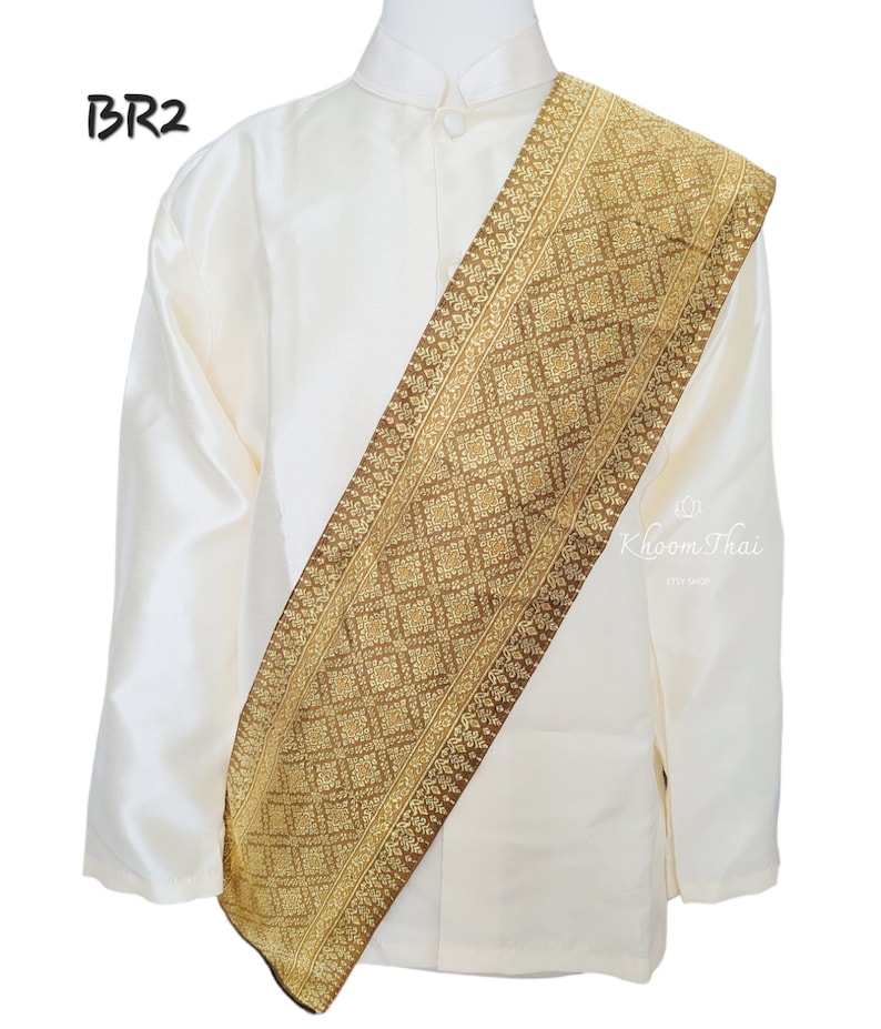 Embroidered Thai Sabai Sash - Etsy