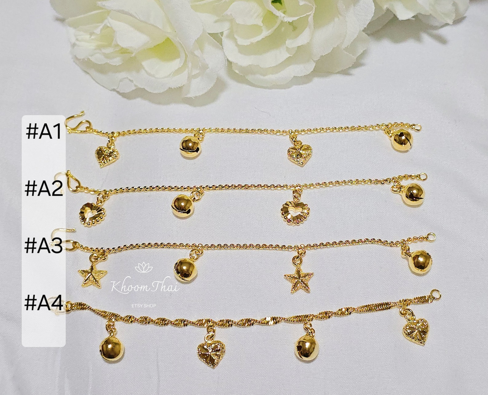 Asian Charm Bracelet: Lightweight Fashion Jewelry - Etsy