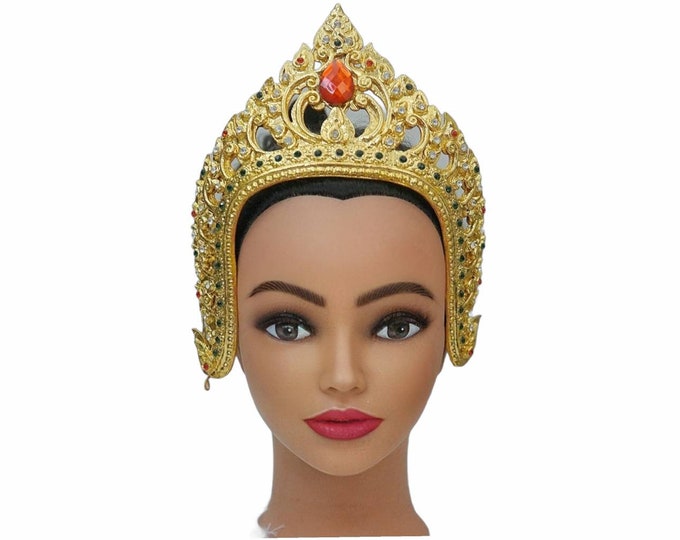 Thai Dance Headdress-aspara-cambodian Headdress - Etsy