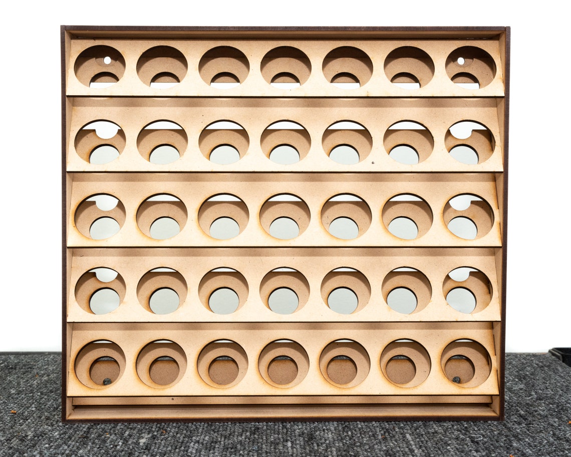 MDF Paint Rack System for Citadel and Vallejo Paints Fits 35 - Etsy