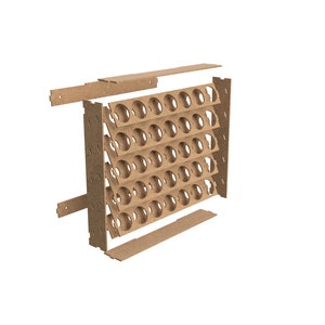 MDF Paint Rack System for Citadel and Vallejo Paints - Fits 35 or 50 ...