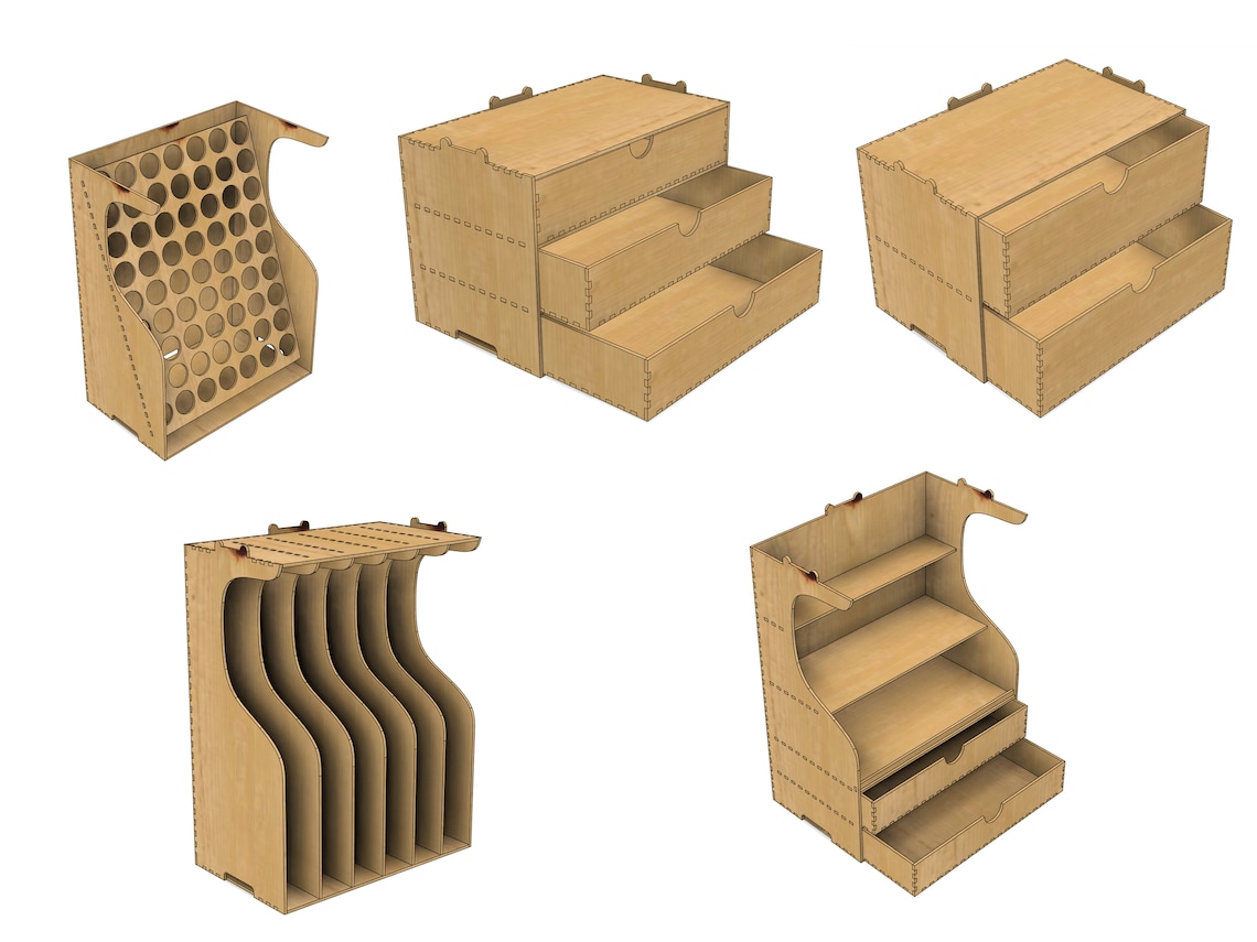 Basic Modular Workstation Digital Set - Compatible With Glowforge and ...