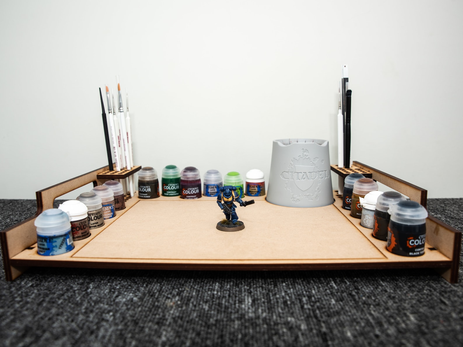MDF Paint Station for Citadel Paints With Optional Cutting Mat - Keep ...