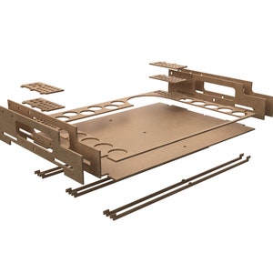 MDF Paint Station for Citadel Paints With Optional Cutting Mat - Keep ...