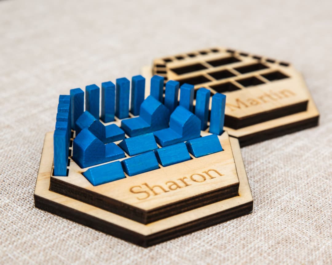 Customizable Catan Game Piece Holder - (digital Design) - Etsy