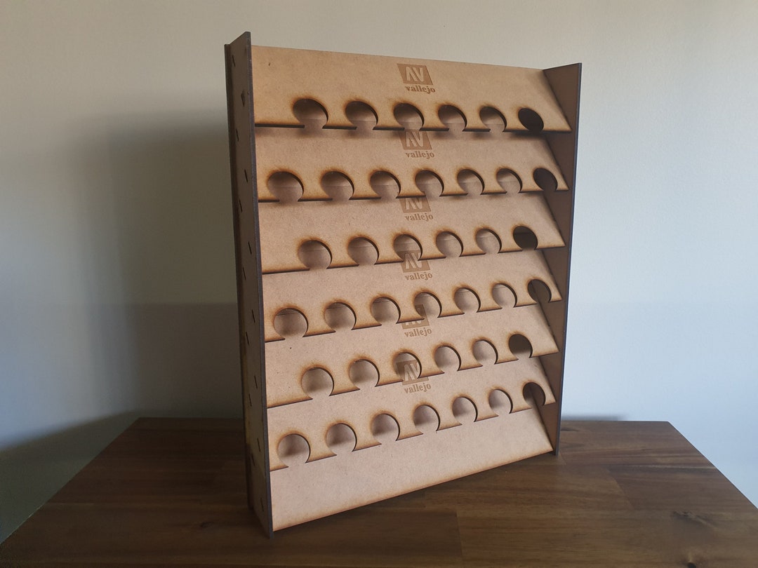 MDF Paint Rack System for Citadel, Vallejo, Army Painter, Reaper and ...