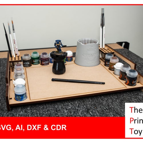 MDF Paint Rack System for Citadel and Vallejo Paints Fits 35 - Etsy